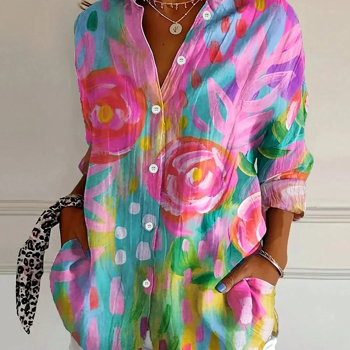 Astrid | Colorful Pattern Blouse – Anderson New York